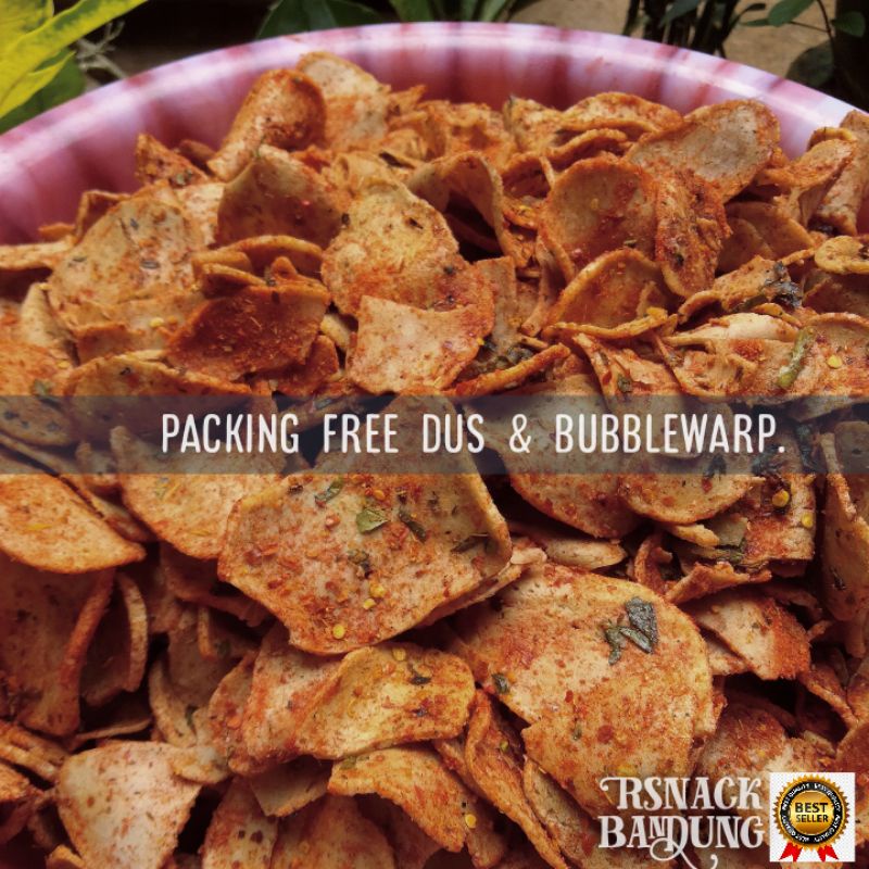 Jual Basreng bulat pedas daun jeruk 500gr | Shopee Indonesia