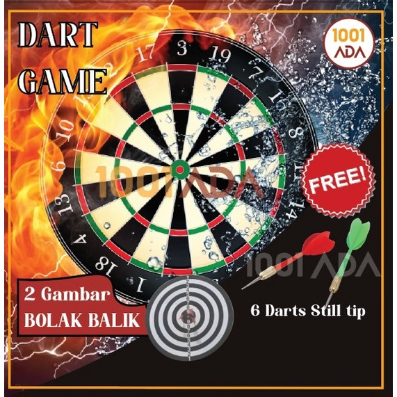 Jual DART GAME BESAR 17 inch Grand Board 3s Papan Dart Board Besar ...