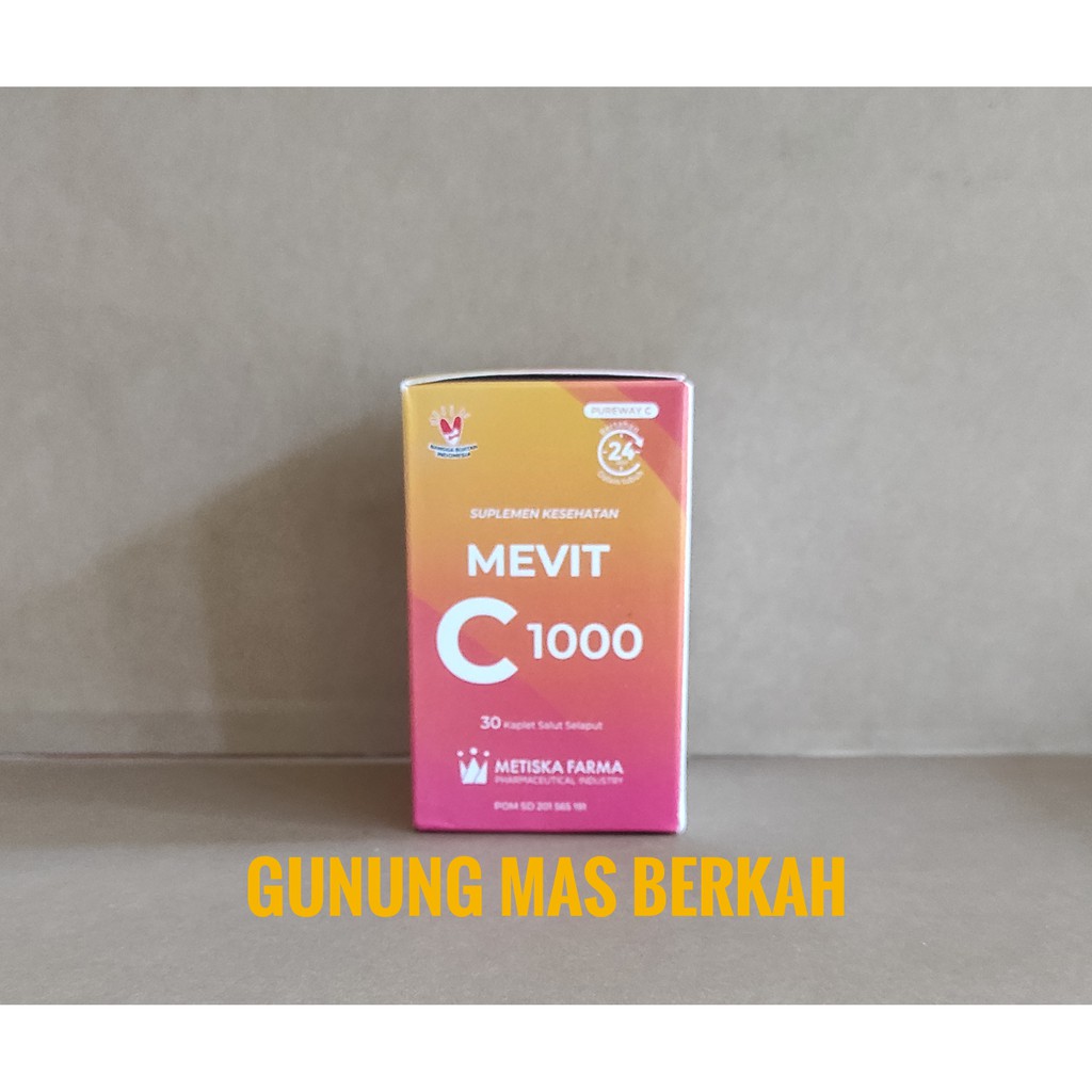 Jual MEVIT C Mevit c 1000mg Isi 30 Kaplet - memenuhi kebutuhan vitamin ...