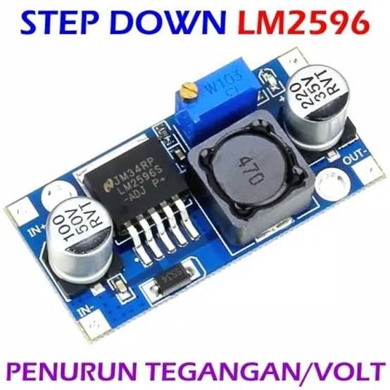 Jual Modul Penurun Tegangan Stepdown LM2596 LM2596S DC-DC Buck Converter Step Down Module ...
