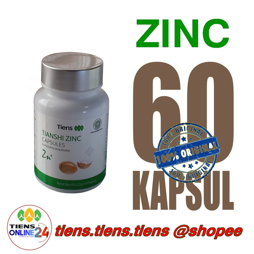 Jual ZINC KAPSUL TIENS TAMBAH TINGGI BERAT BADAN DAN NAFSU MAKAN ANAK ...