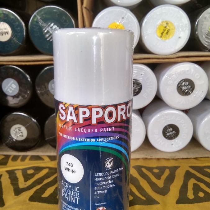 Jual Wow Sapporo Spray 740 White / Sapporo Spray 300 Ml Trendi | Shopee ...