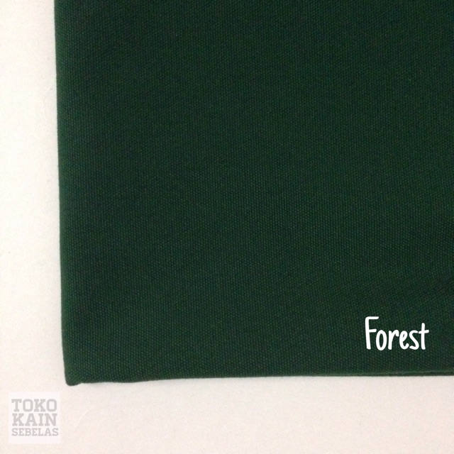 Jual Kain canvas waterproof warna Forest 0,5mtr | Shopee Indonesia