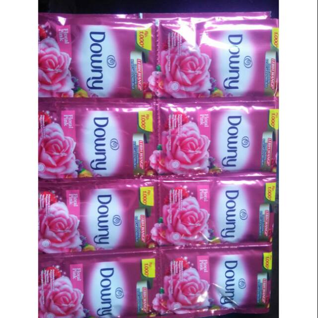 Jual DOWNY FLORAL PINK JUMBO KEMASAN SACHET 9000/LUSIN | Shopee Indonesia