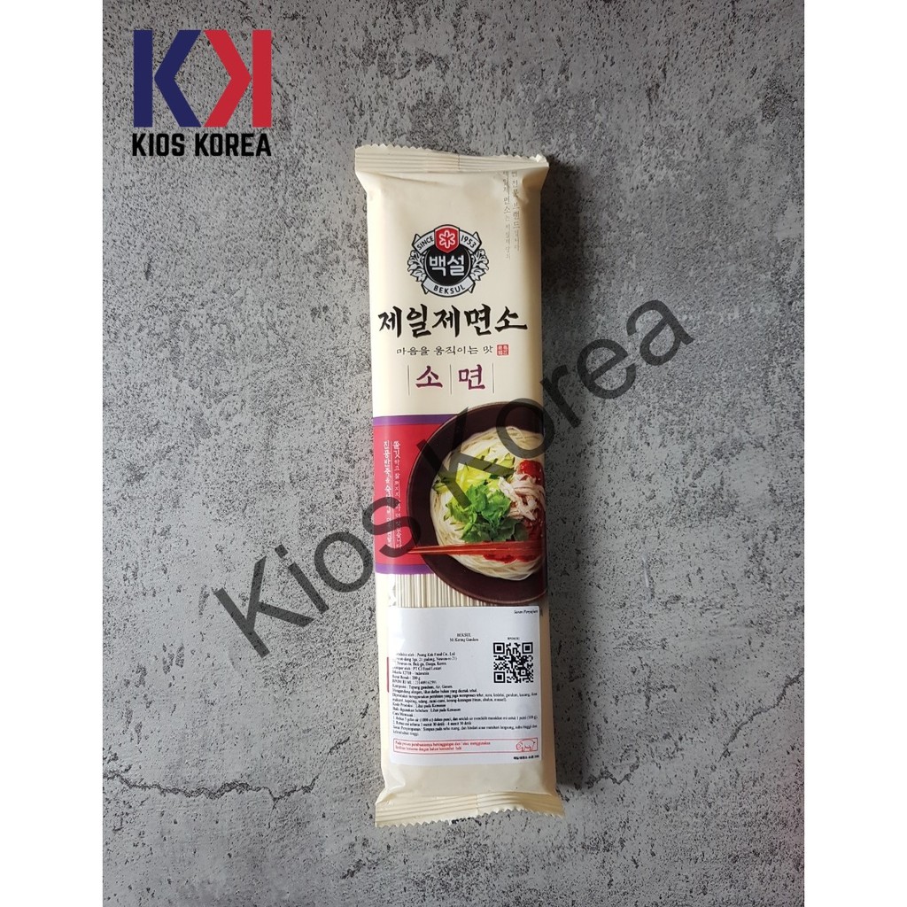 Jual Beksul Somyeon/Somyun Korean Style Wheat Noodles - Mie Kering ...