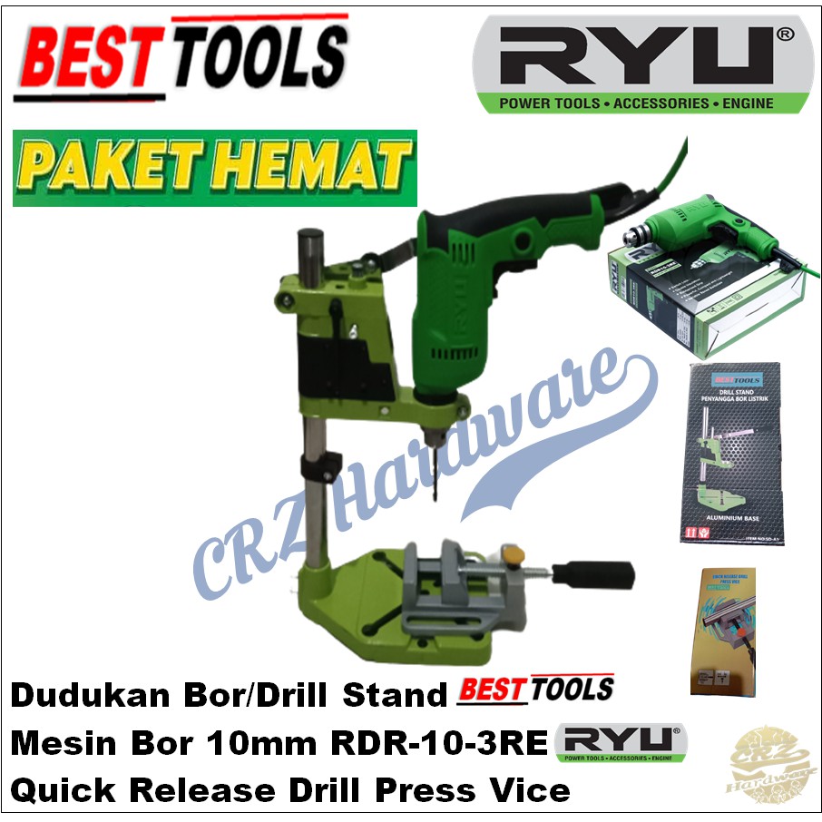 Jual Paket Hemat Dudukan Bor dan Mesin Bor dan Catok Bor Duduk | Shopee ...