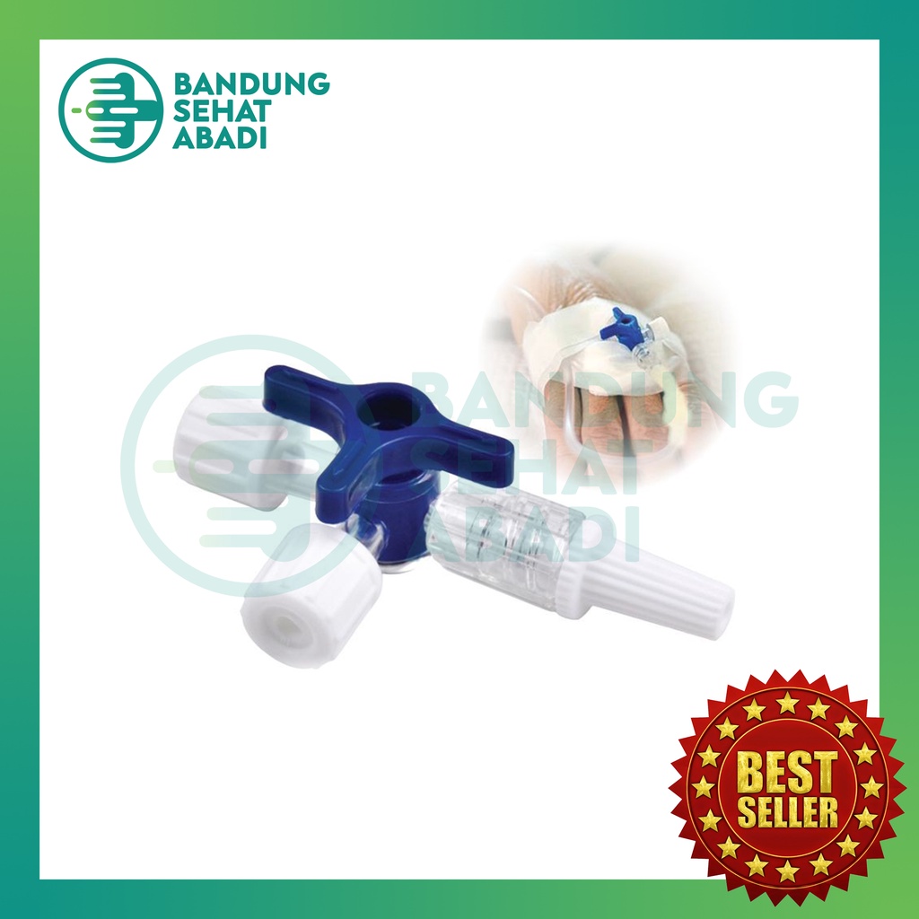 Jual ONEHEALTH Konektor Infus Three Way Stopcock | Shopee Indonesia