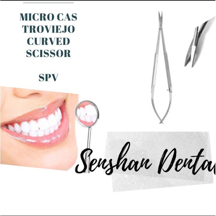 Jual Gunting melengkung micro cas troviejo (Micro Cas Troviejo Curved ...