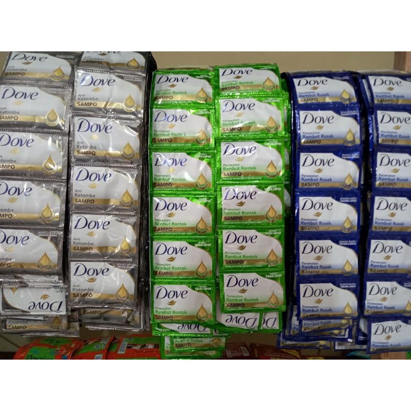 Jual sampo dove renteng isi 12 | Shopee Indonesia