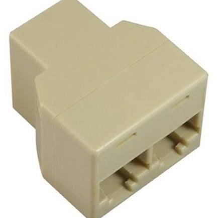 Jual RJ45 Splitter 1x2 Ethernet LAN Divider Network Connector Adapter ...