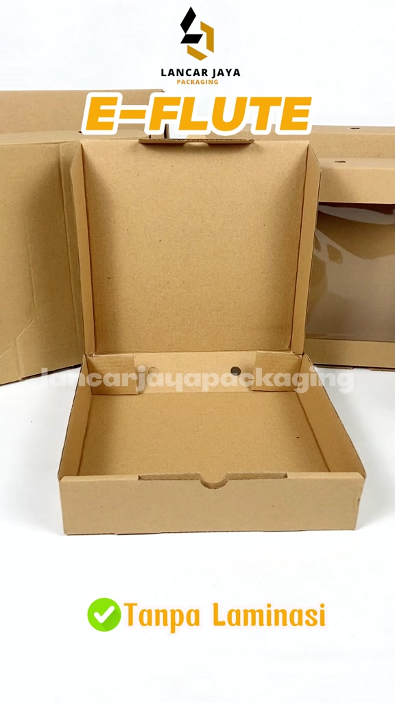 Jual E-FLUTE Box Kardus Coklat Packaging Olshop Souvenir Kotak Baju ...