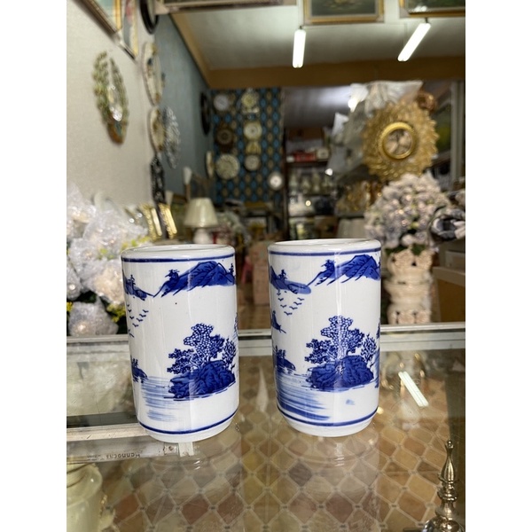 Jual RANDOM PAJANGAN MINI BIRU GUCI BIRU MINI PAJANGAN HARGA SATUAN ...