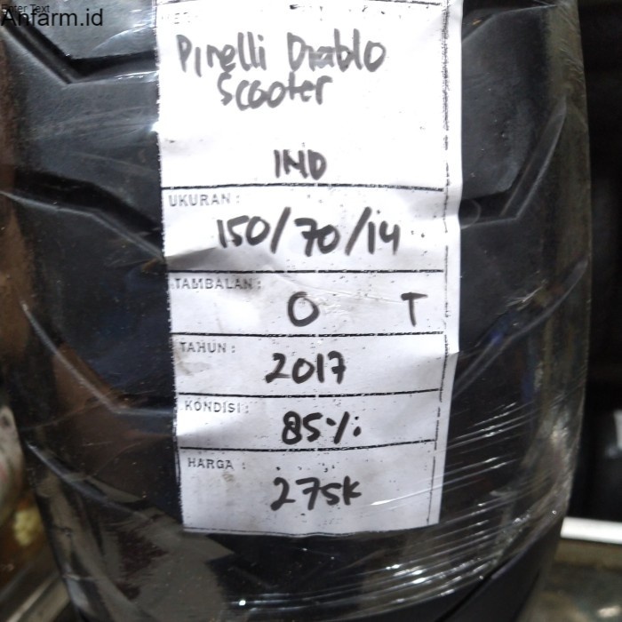 Jual Ban motor second copotan bekas PIRELLI DIABLO SCOOTER Ring 14 150/ ...