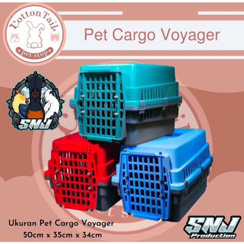 Jual Pet Cargo Pet Voyager Pet Carrier HIGH QUALITY Kandang Kucing ...