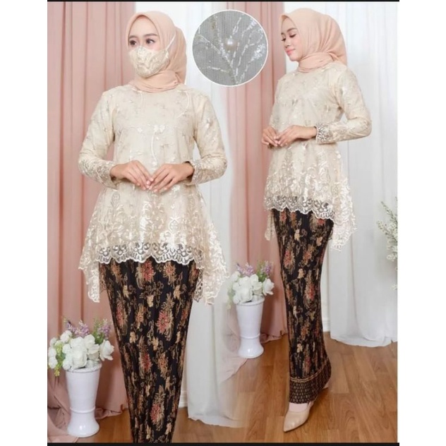 Jual KEBAYA SETELAN KEBAYA PAGAR AYU/KEBAYA MODERN/KEBAYA PESTA/KEBAYA ...