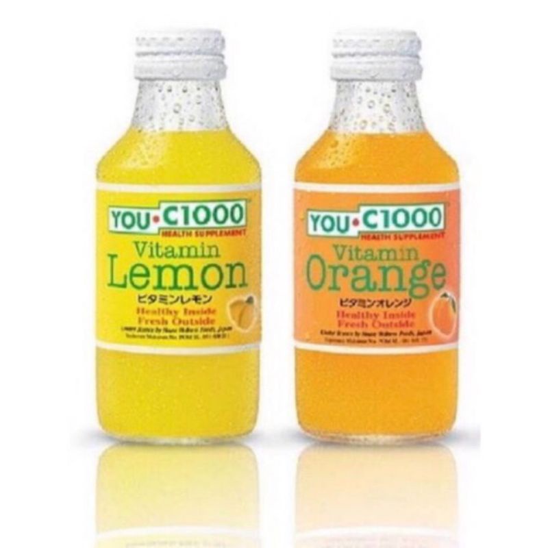 Jual YOU C 1000 ORANGE ATAU LEMON 140 ML | Shopee Indonesia
