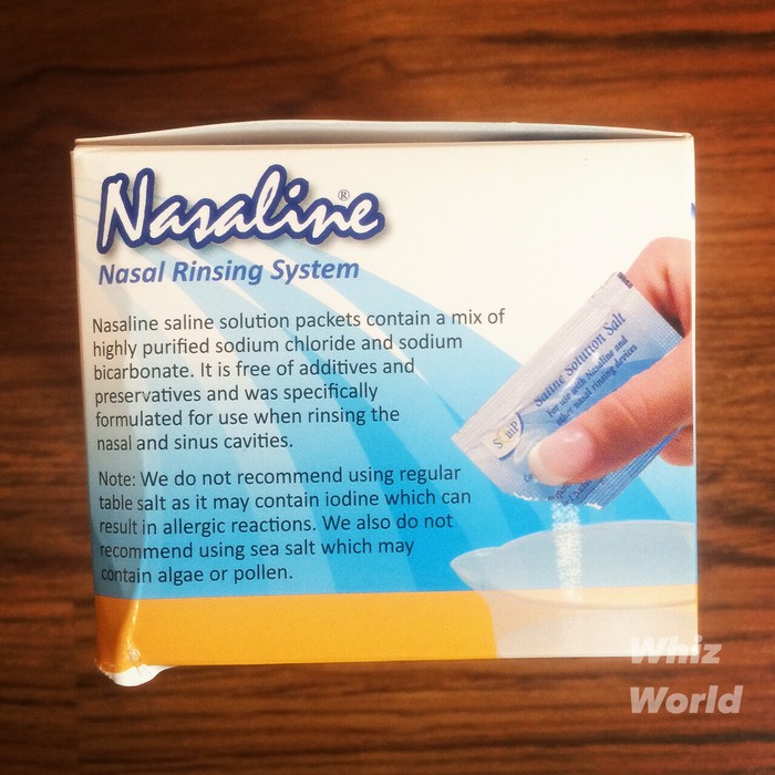 Jual Jual Nasaline Saline Solution Salt Pre Measured 50 Packets Garam ...