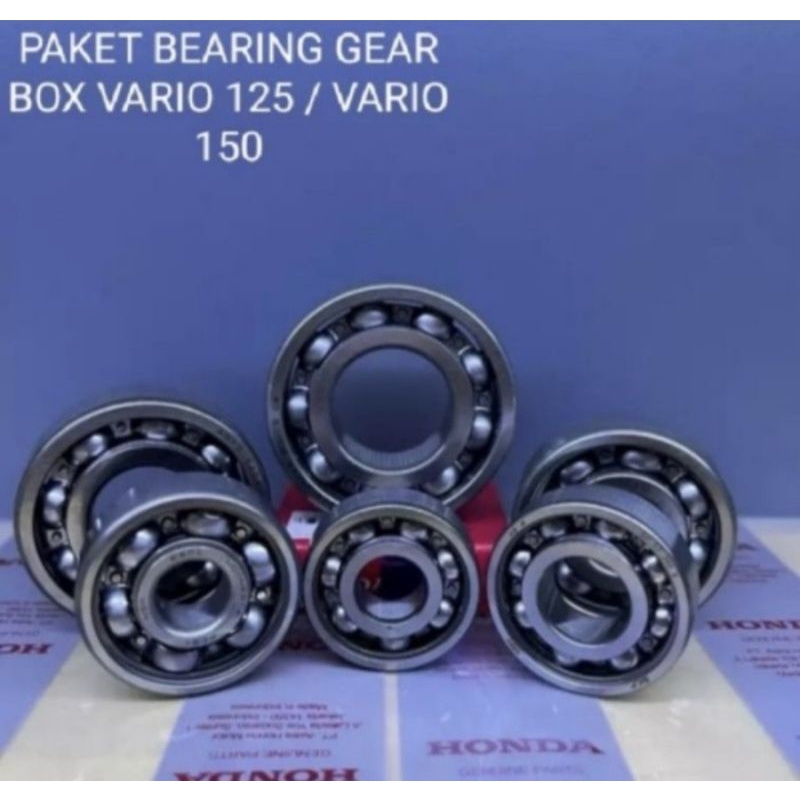 Jual PAKET BERING LAHER RASIO SET (6PCS) GEARBOX VARIO 125 OLD LED NEW ...