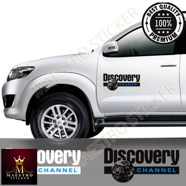 Jual Sticker Mobil Discovery Channel Stiker Cutting Body Kaca 60 cm ...