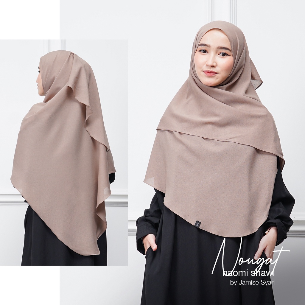 Jual Jamise | Naomi Shawl Pashmina Oval Malaysia Look | Shopee Indonesia