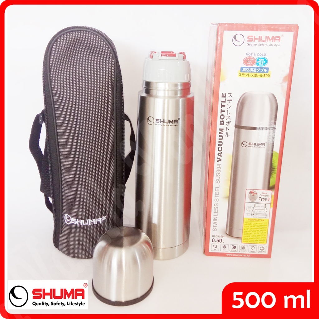 Jual SHUMA Termos Vacuum Flask Penyimpan Air Panas Dingin Thermos 500 ml | Shopee Indonesia