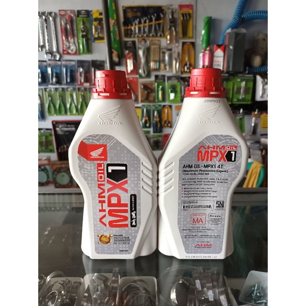 Jual Oli AHM Oil MPX 1 1000 ml SAE 10W-30 JASO:MA Original | Shopee Indonesia