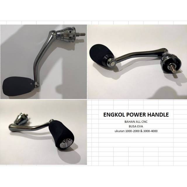 Jual Handle reel Power Handle CNC 800,1000,2000 | Shopee Indonesia