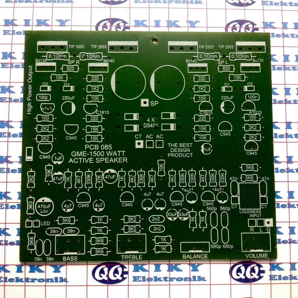 Jual Pcb Speaker Aktif Gme 1500w Pcb 085 Stereo Active Speaker 150w Tip 2955 3055 Shopee 