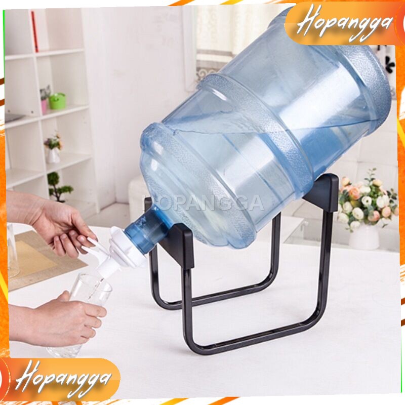 Jual Kaki Tempat Galon Besi Bonus Keran / Rak & Kran Dudukan Galon Anti ...
