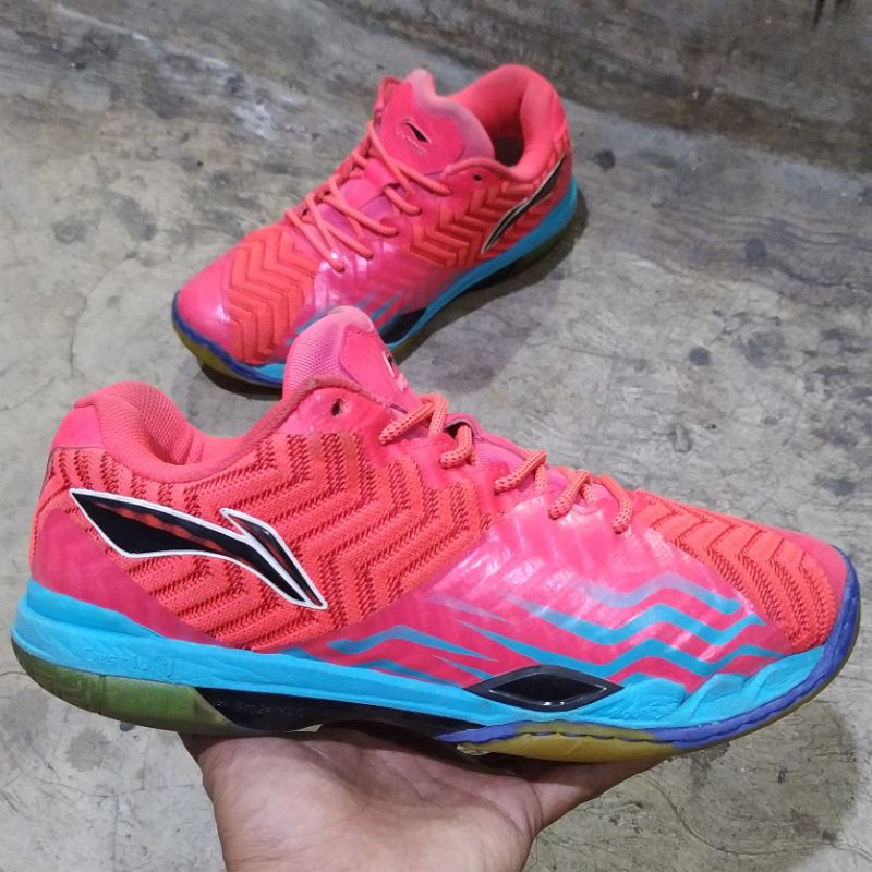 Jual Sepatu Li-Ning Sonic Boom AYAN019 - Second Original | Shopee Indonesia