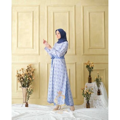 Jual Gamis Batik Kayan Series - Catalia Batik GEI EV | Shopee Indonesia
