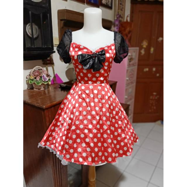 Jual Kostum Halloween Mickey Mouse Kawaii Daily Merah costume cosplay ...