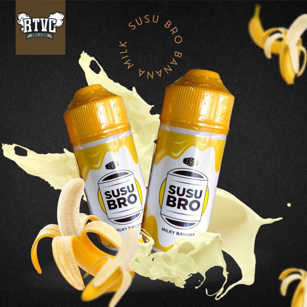 Jual Susu Bro Milky Banana 100ml by JVS X R57 Liquid Freebase | Shopee ...