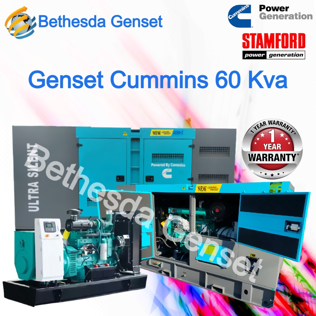 Jual Jual Genset Cummins 60 Kva Stamford | Shopee Indonesia