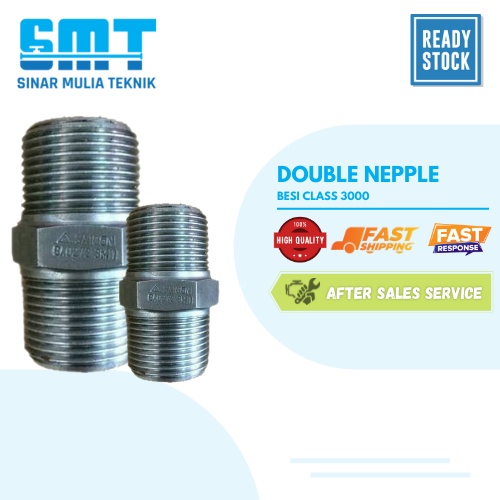 Jual 1 inch double neple besi class 3000 | Shopee Indonesia