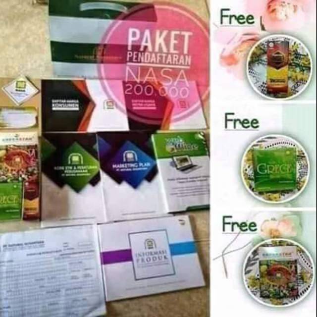 Jual PAKET PENDAFTARAN (KIT-B) DAFTAR MEMBER DAPATKAN FREE PRODUK ...