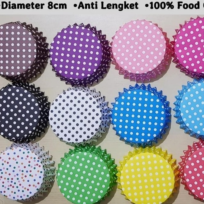 Jual Alas kertas tatakan kue roti bulat laminasi diameter 8cm 8 cm isi ...