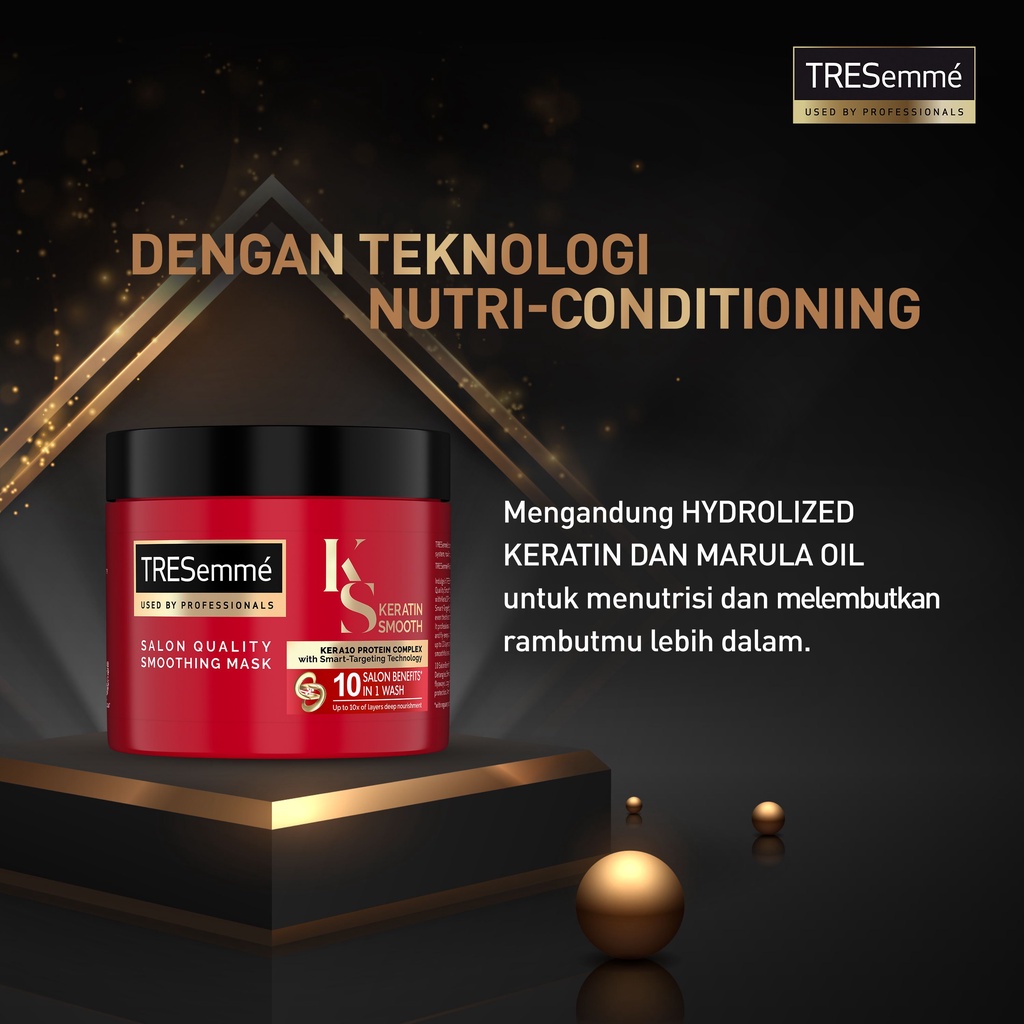 Jual TRESemme Treatment Mask Keratin Smooth 180ml | Shopee Indonesia
