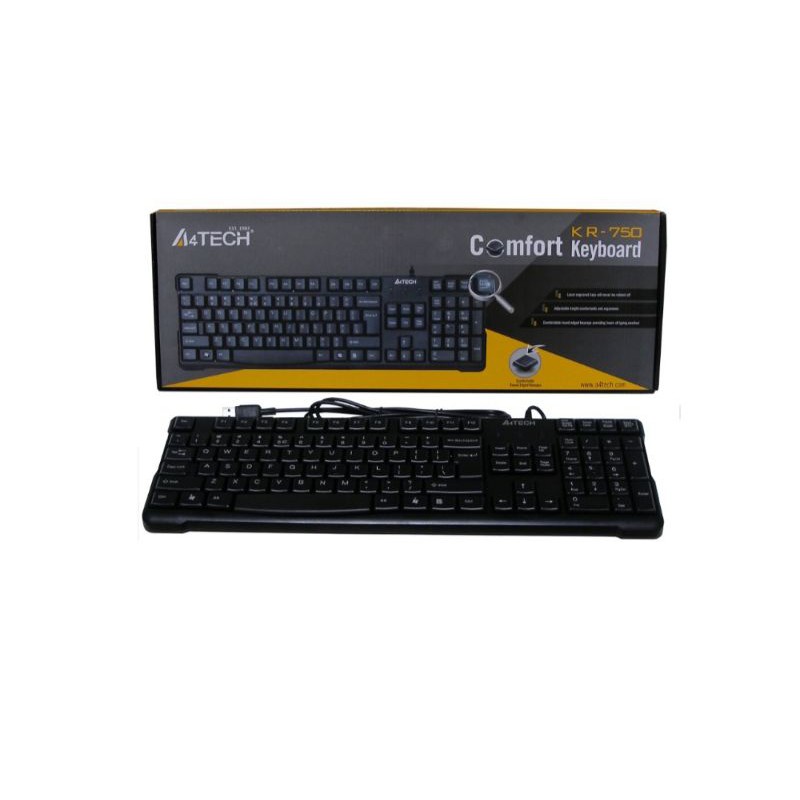 Jual Keyboard A4TECH USB KR-750 | Shopee Indonesia