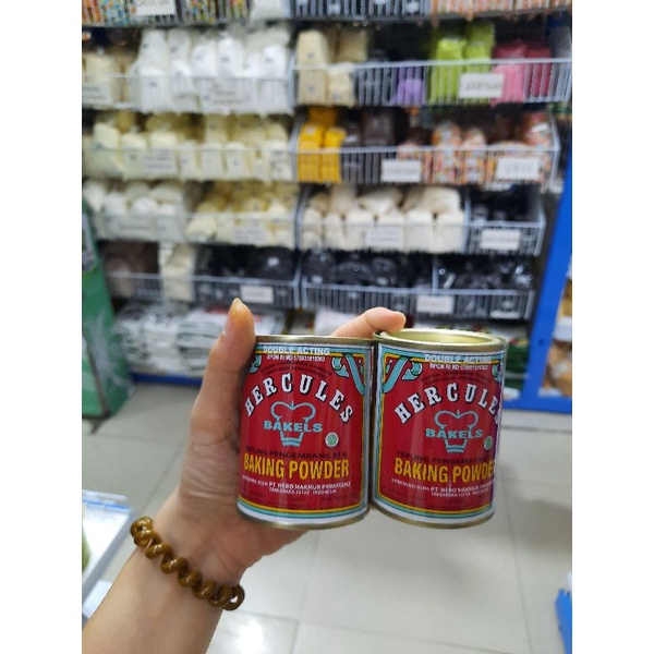 Jual Hercules baking powder kaleng 110 gram | Shopee Indonesia