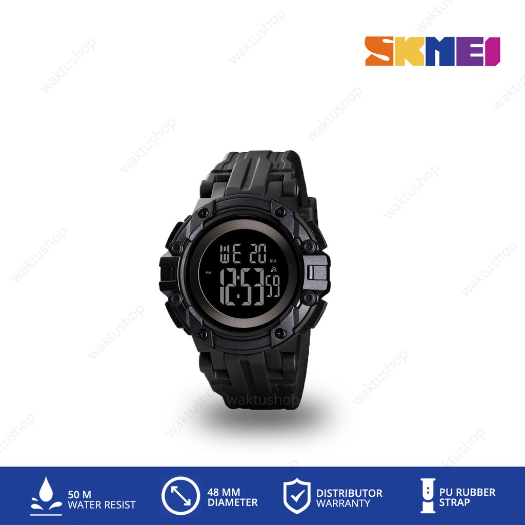 Jual SKMEI 1545 Original Jam Tangan Pria Digital Strap Rubber Karet Jam ...