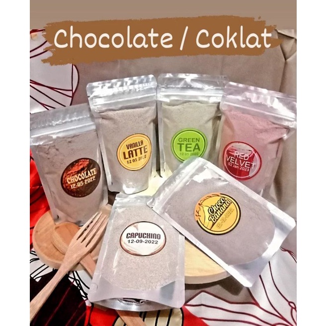 Jual CHOCOLATE BUBUK MINUMAN POWDER DRINK PAKET SAMPLE 100gr VARIAN ...