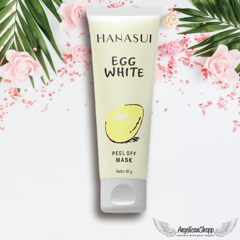 Jual HANASUI EGG WHITE PEEL OFF MASK / MASKER TELUR / MASKER PEEL OFF ...