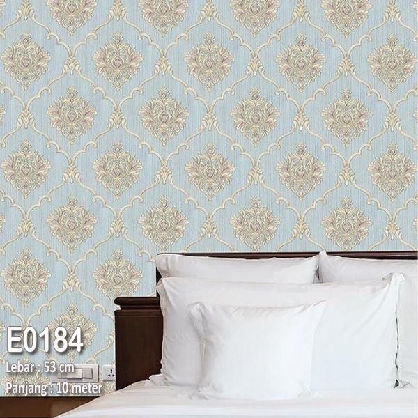 Jual E0184 RONA Wallpaper Batik Wallpaper dinding motif batik Wallpaper ...