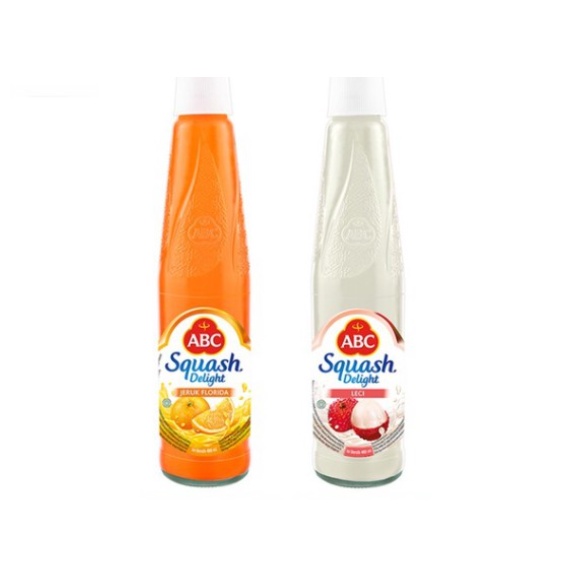 Jual ABC Sirop Sirup Syrup Squash Botol 460ML Orange / Leci | Shopee ...