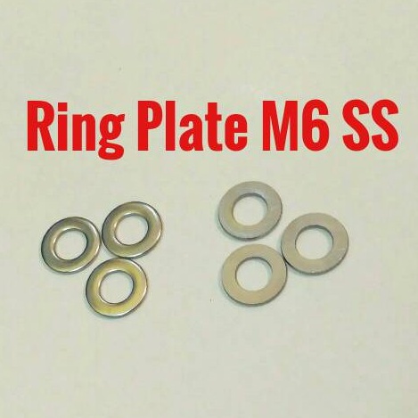 Jual 10Pcs Ring Plate M6 Stainles Steel Plat | Shopee Indonesia