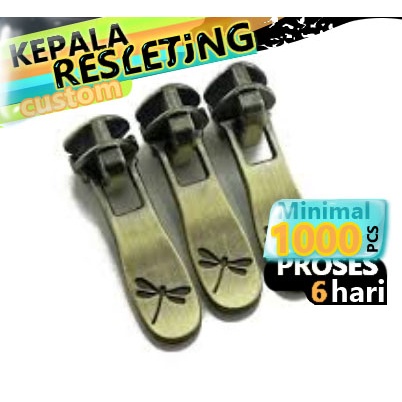 Jual PEMASOK ZIPPER PULLER KEPALA RESLETING WARNA WARNA FANCY DAN ...