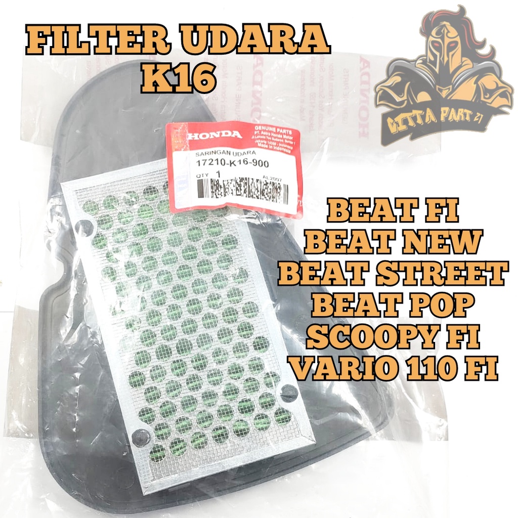 Jual FILTER UDARA SARINGAN UDARA HONDA K16 KUALITAS ASLI ORIGINAL HONDA ...
