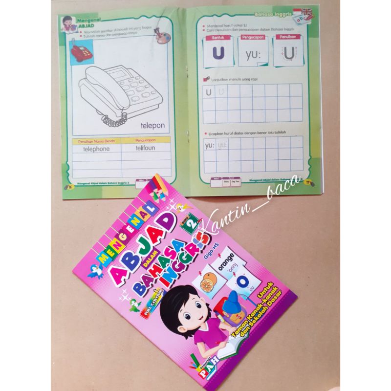Jual Buku Mengenal Abjad Dalam Bahasa Inggris Jilid 1 2 PAH | Shopee ...
