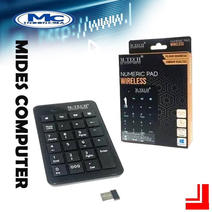 Jual Keyboard Numeric Wireless M-Tech | Shopee Indonesia